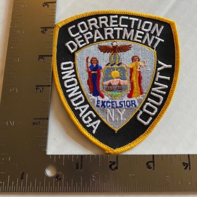 New York Onondaga County Corrections Shoulder Patch | eBay
