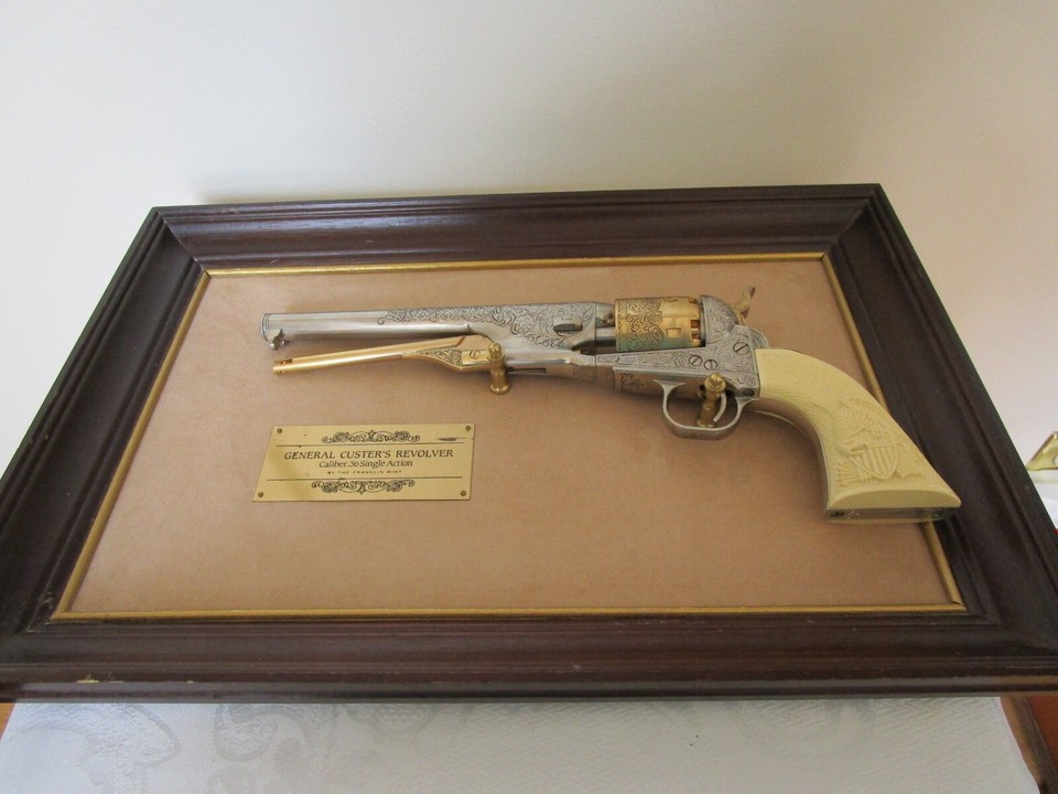 Vintage Franklin Mint General George Custers Revolver Caliber .36 ...
