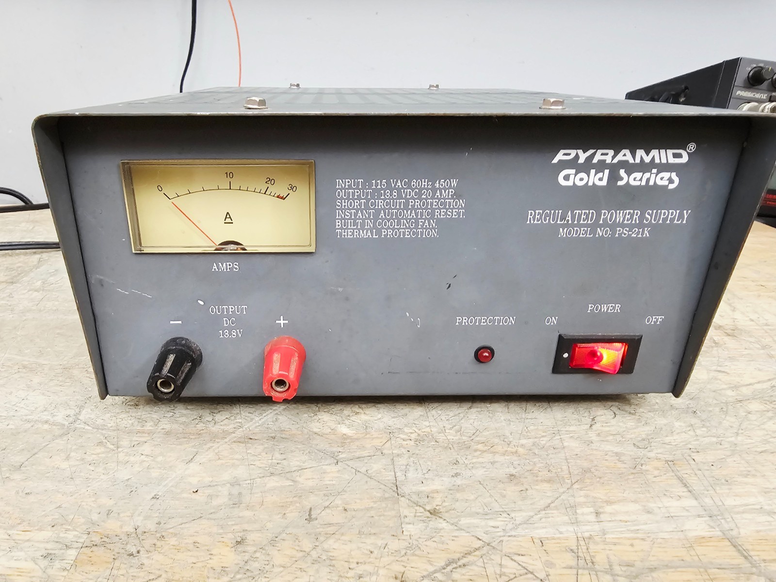 Pyramid Model PS-21K Power Supply 20 Amp C MY OTHER HAM RADIO Yaesu ...