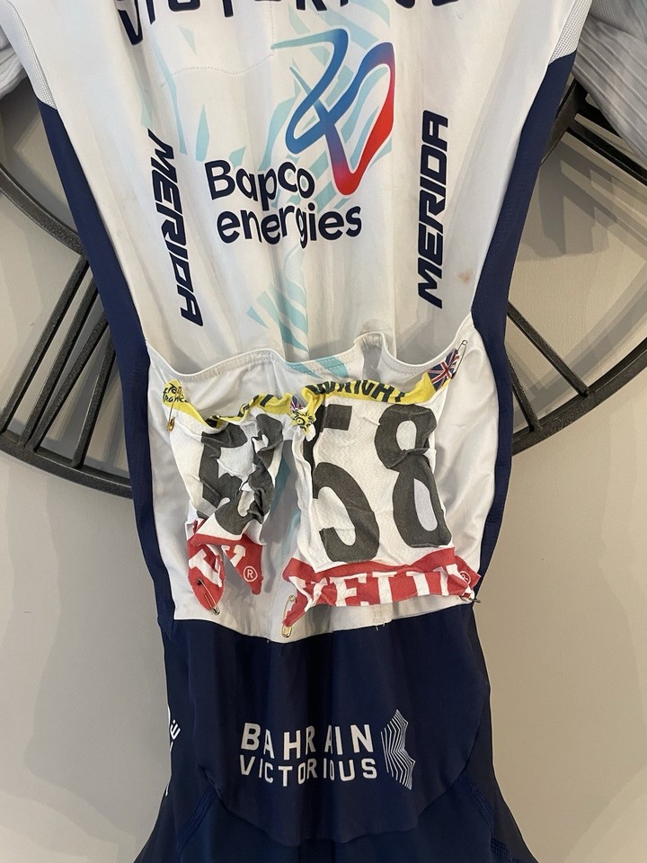 Bahrain Victorious Team Issue 2025 Tour de France Race Worn Road Suit ...