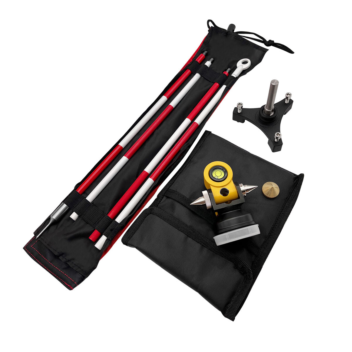 New FDC065 Mini Prism with Pole For Topcon Sokkia Nikon Total Station ...