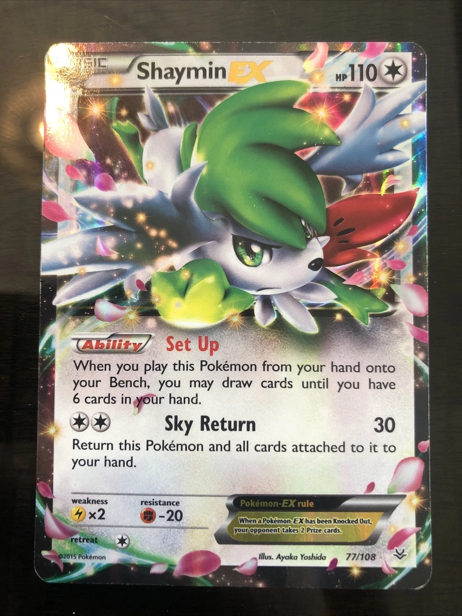 Shaymin Ex Pokemon Card