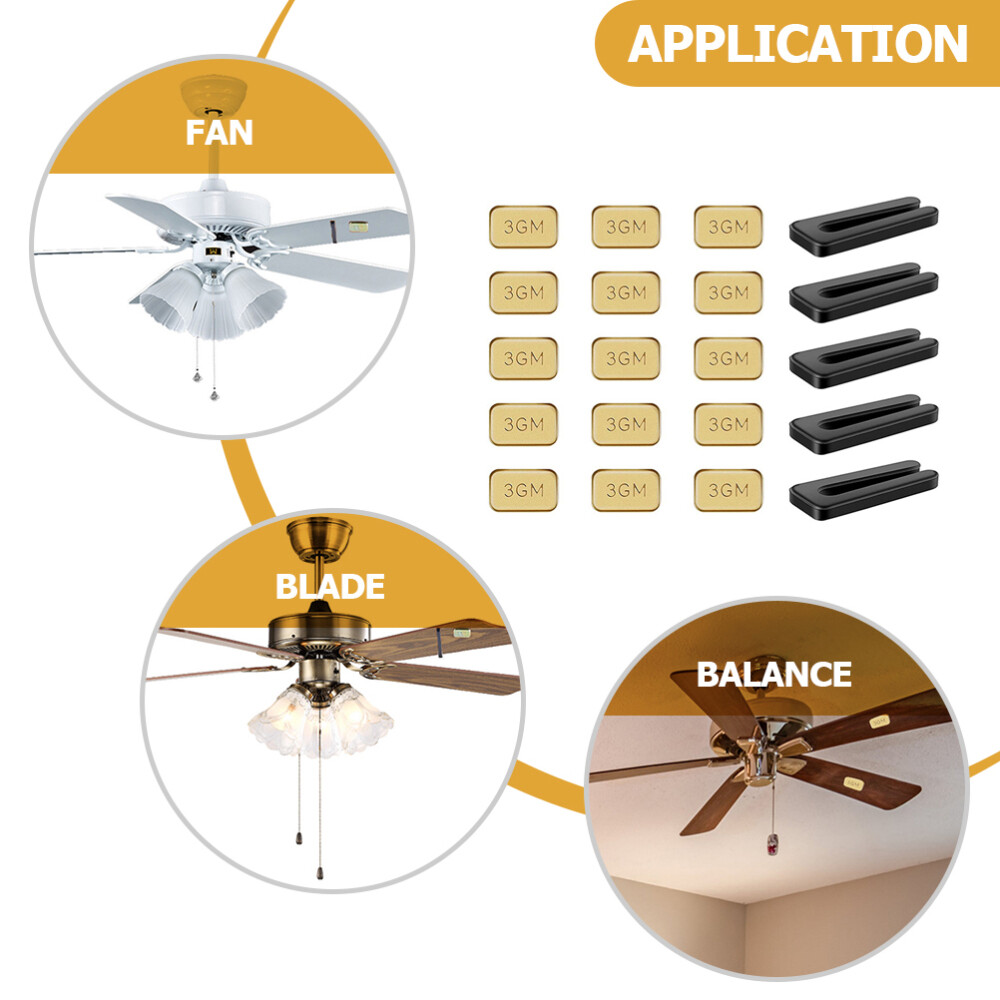5 Sets Epoxy Metal Blade Balancing Kit Ceiling Fan Tool Clip | eBay