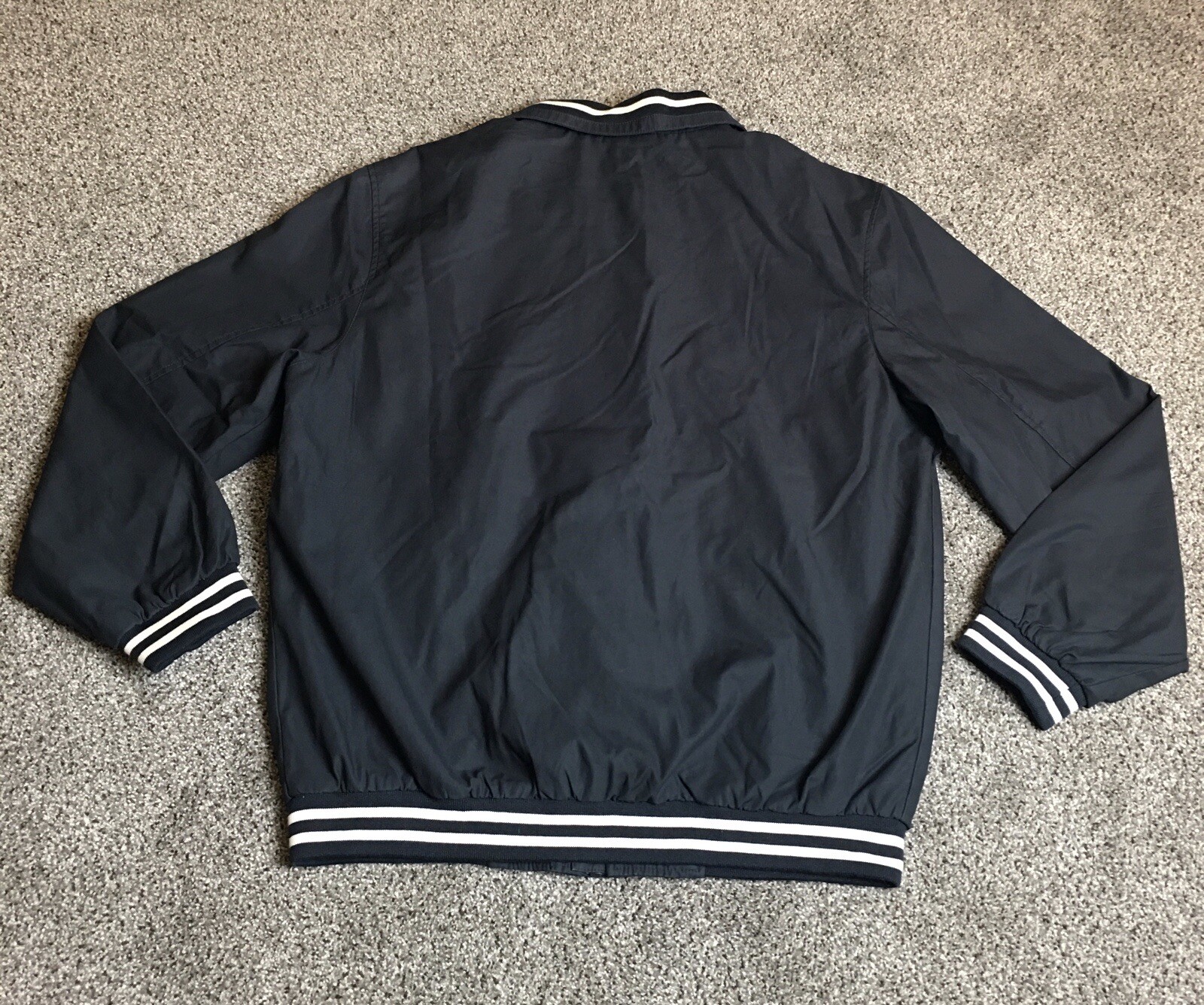 Coach Jacket Bomber Full Front Zip Black Mens Coat Sz… - Gem