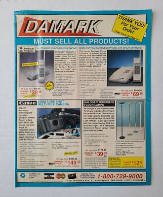 Damark - Vintage 1991 Electronic Sales Catalog. Pre Owned in Very Good ...