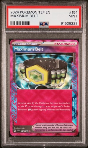 Maximum Belt Ace Spec 154/162 2024 Pokemon Temporal Forces *223 PSA 9 ...