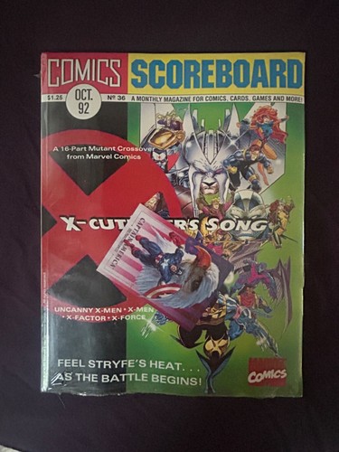 Comics Scoreboard #36 1992 (RARE, Factory sealed) (Final price, no ...