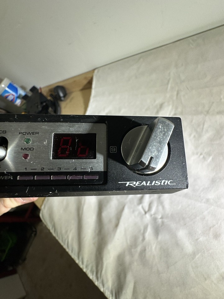 Realistic TRC-417 CB Radio Transceiver 40 Channel Base Unit Vintage ...