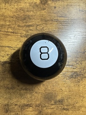 Vintage Magic 8 Eight Ball Classic Mattel Toy Fortune Teller Model ...