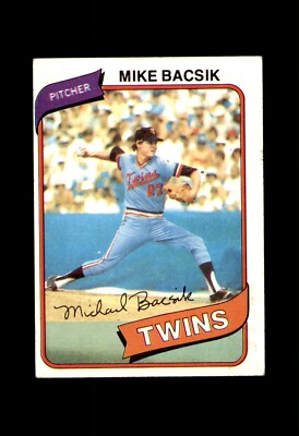 1980 TOPPS BASEBALL #453 MIKE BACSIK | eBay
