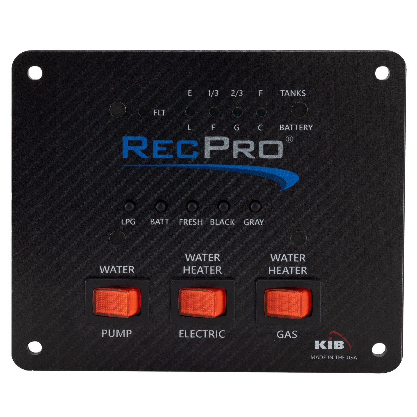 RecPro RV Tank Sensor Monitor Panel | Switch for Pump, Gas, Heater ...