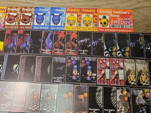 2016 FNAF Five Nights at Freddy's Trading Cards Lot of 108 with Foils ...