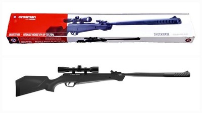 Crosman Shockwave Nitro Piston NP .22 Break Barrel Air Rifle w/Scope ...