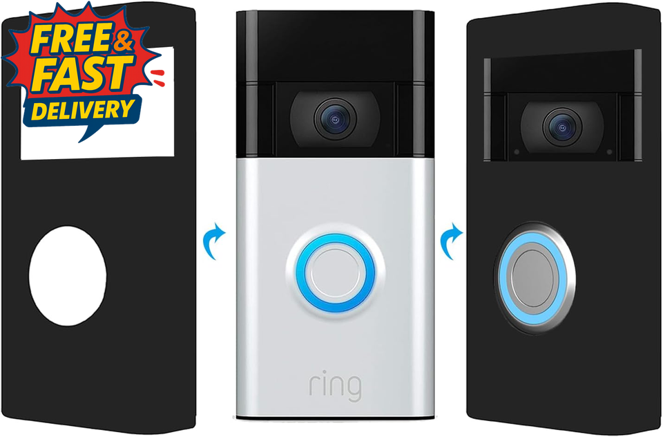 Ring Doorbell Silicone Skin Case Cover Compatible with Ring Video ...