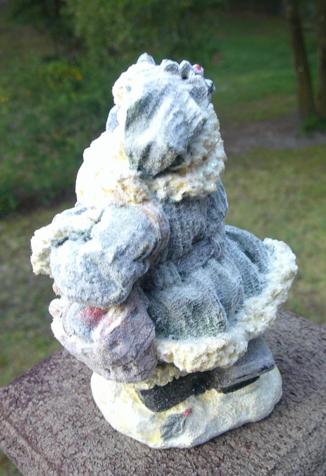 Blue Santa Claus w/ Toy Basket,Penguin Christmas Figurine Decoration ...