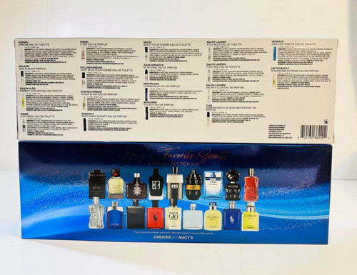 Macys 18-Pc. Fragrance Sampler Discovery Favorite Set For Him Holiday 2024 | eBay