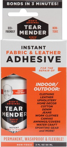 4 Pack Tear Mender Instant Fabric & Leather Adhesive Packaged-2oz TM-1 ...