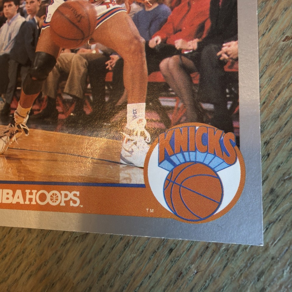1990-1991 NBA Hoops Mark Jackson #205 w/ Menendez Brothers Courtside ...