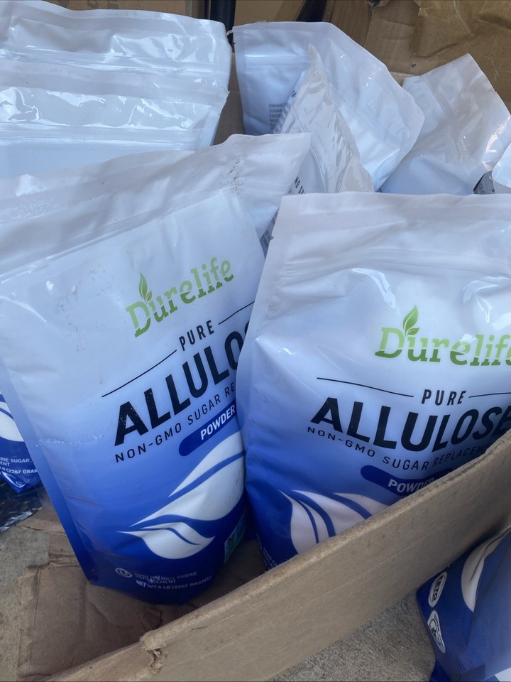 Durelife Allulose sweetener 5 lb 100% Pure No Erythritol powdered Sugar ...