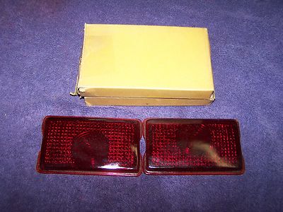 Vintage,Tail Light,Rat Rod,Flathead,Pair Oldsmobile Tail Light Glass ...