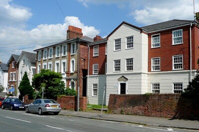 Photo 6x4 Russell Street Reading The large properties on Russell Street ...