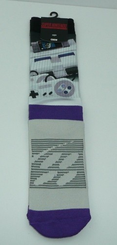 Super Nintendo Console Sublimated Men's Crew Socks SNES Super Mario ...