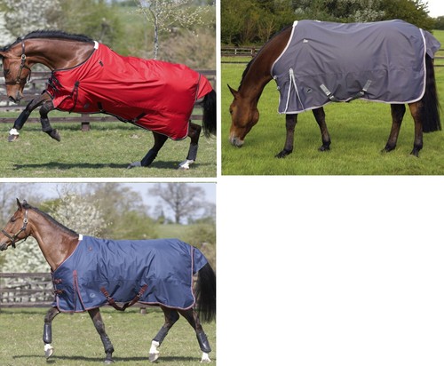 JHL LIGHTWEIGHT TURNOUT RUG STANDARD NECK LITE HORSE /PONY NO FILL ...