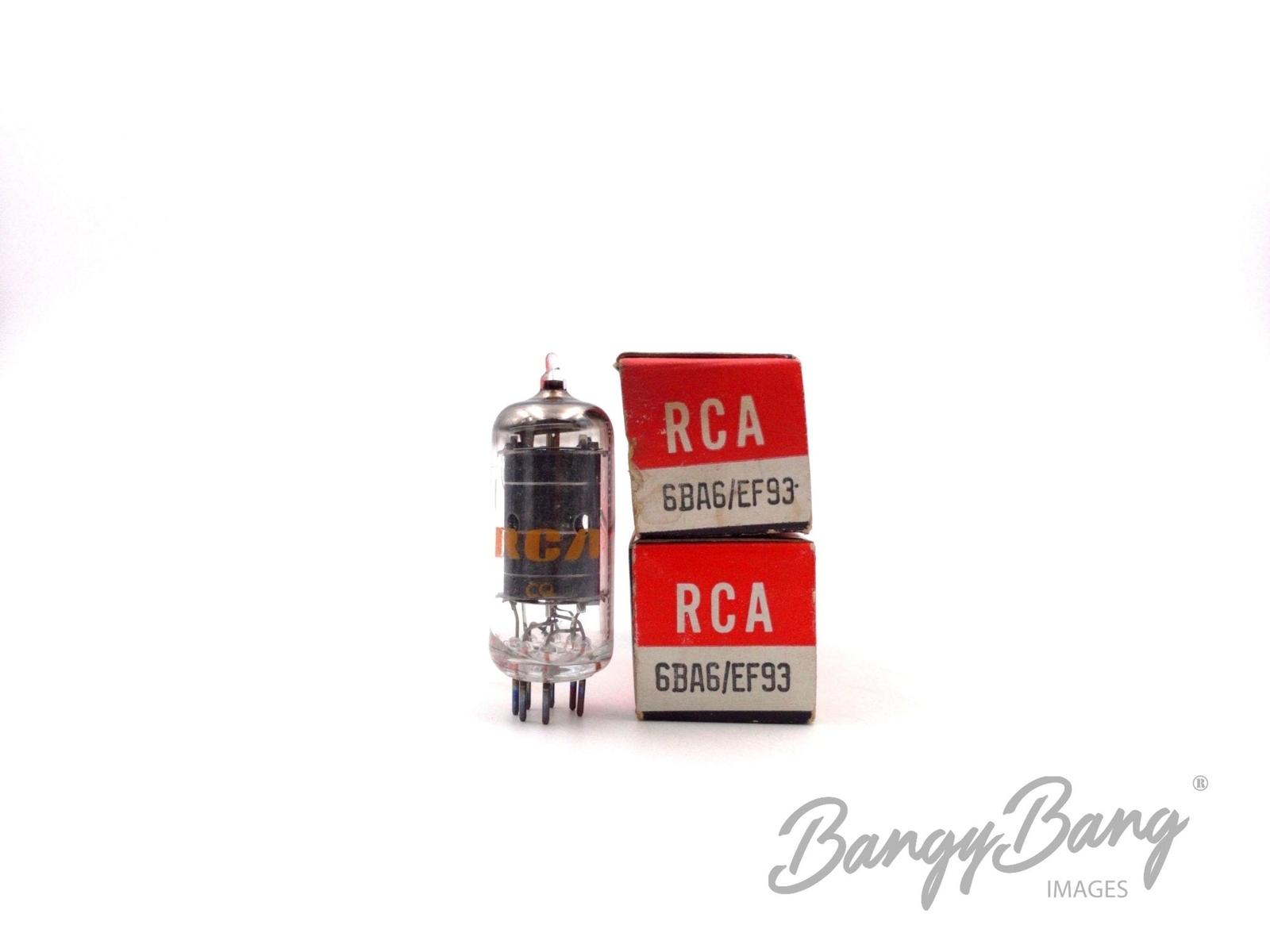 2 Vintage RCA 6BA6/EF93 Remote Cutoff Pentode Radio Amp. Audio Vacuum ...