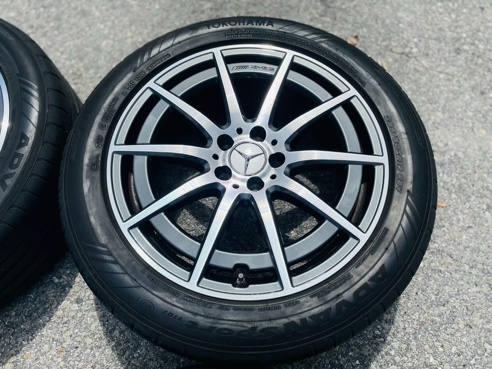 19" Mercedes AMG Wheels Rims Tires Factory OEM GLA GLM 35 45 AMG X247 ...