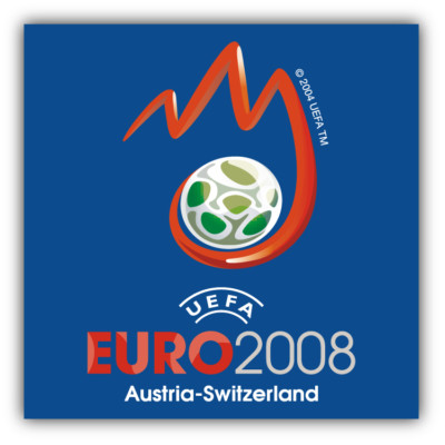 UEFA European Cup 2008 Soccer Football Car Bumper Sticker Decal 5'' x 5 ...