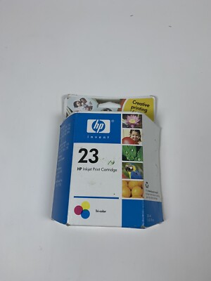 New Genuine HP 23 Tri-Color Ink Cartridge Expired Sealed | eBay