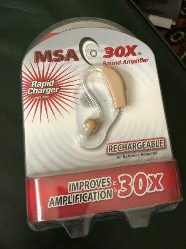 Rechargeable MSA 30x Over Ear Sound Amplifier Msa30x Hearing Aid as ...