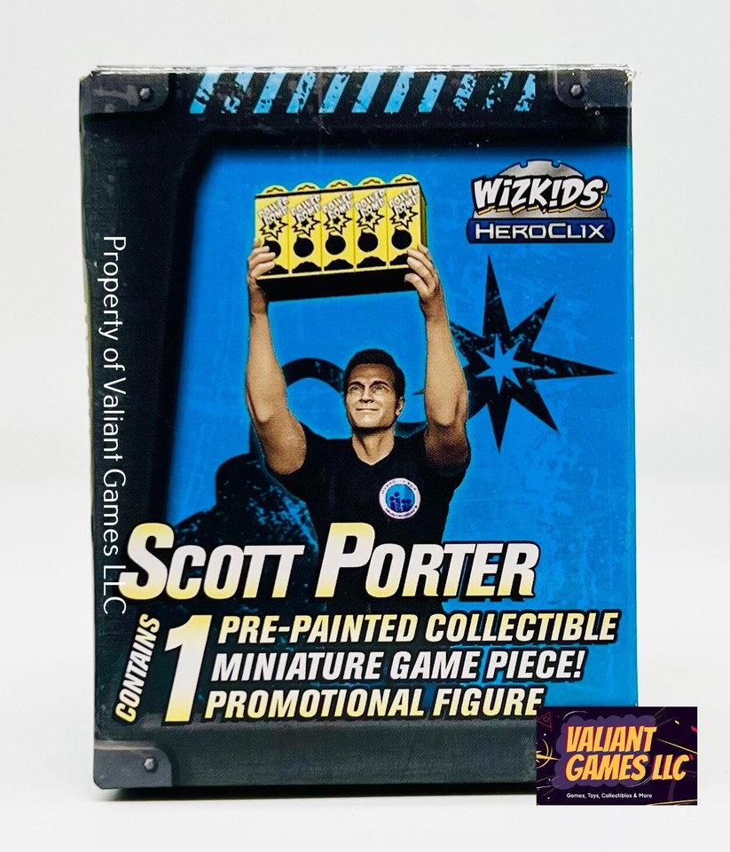 Heroclix Scott Porter #WK23-002 w/ Card & Box Exclusive | eBay