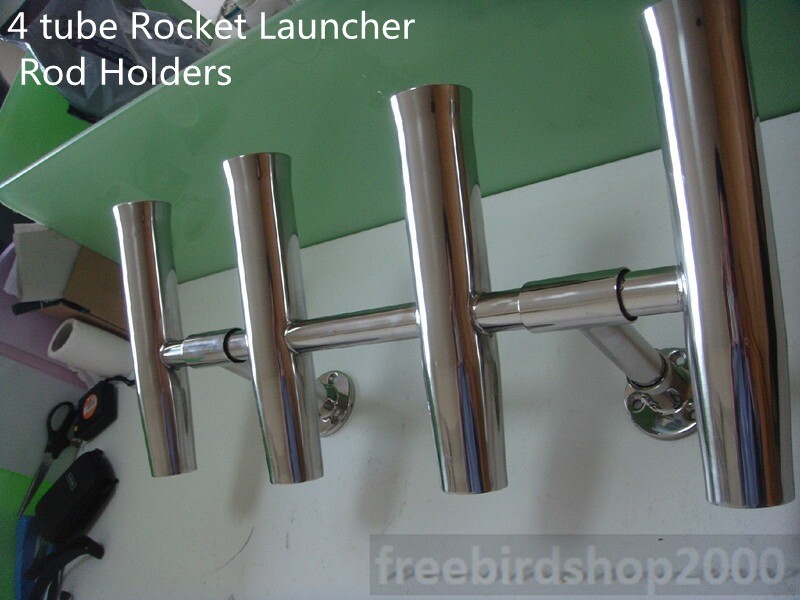 360 Deg Adjustable Stainless Rocket Launcher Rod Holders 4/5/6/7/8 ...
