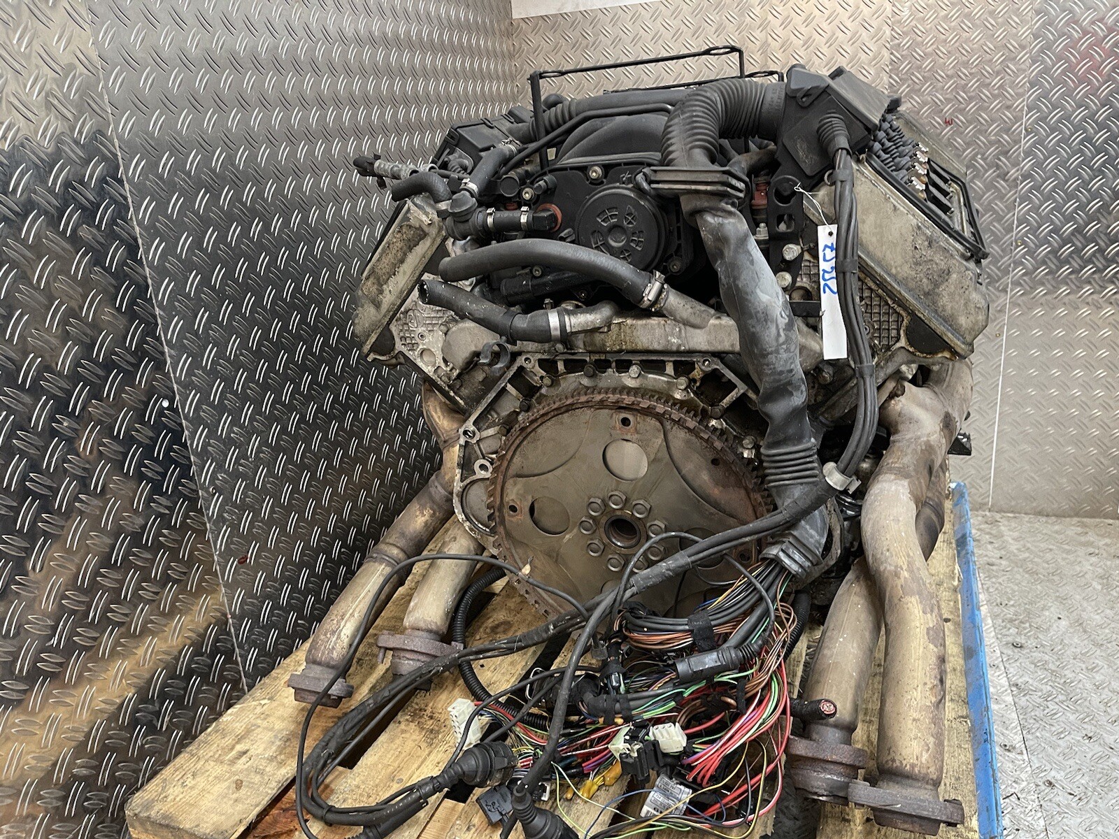 BMW E39 535i V8 M62B35 235PS Motorblock Zylinderkopf Motor #25457 | eBay.de