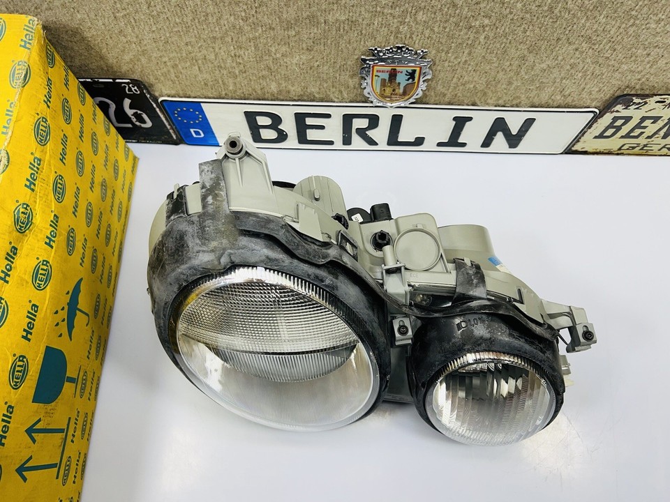 Mercedes Benz W208 Headlight XENON HELLA RH Side A2088201261 1D9007450 ...