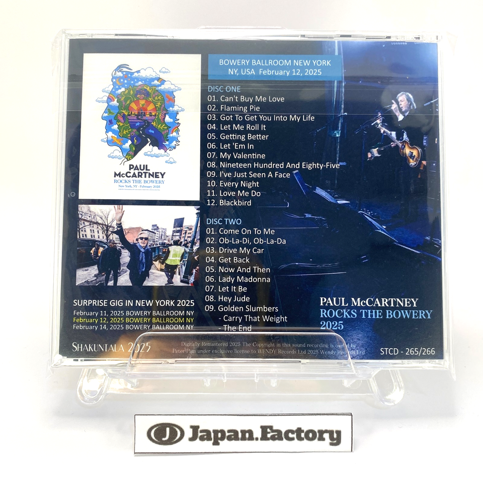 PAUL McCARTNEY / 2025 ROCKS THE BOWERY 2CD NEW!! | eBay