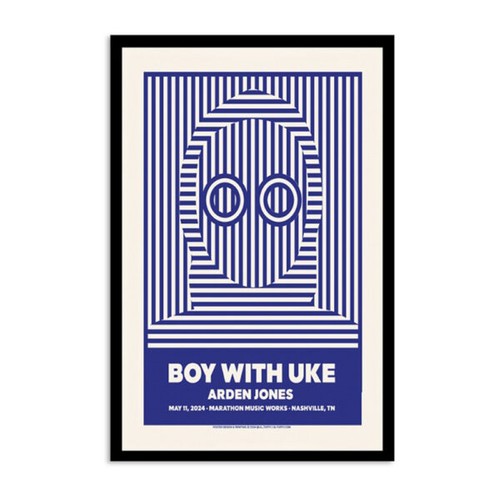 Boy With Uke Nashville TN May 11 2024 Tour Concert Poster | eBay