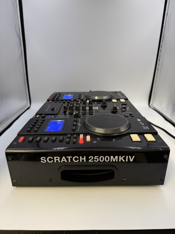 Edison Scratch 2500 MKIV Professional Dual CD USB MP3 DJ Audio Mixer ...