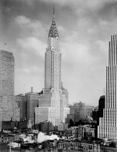 Home Wall Print-City BUILDING Poster- CHRYSLER BUILDING NEW YORK -A4,A3 ...