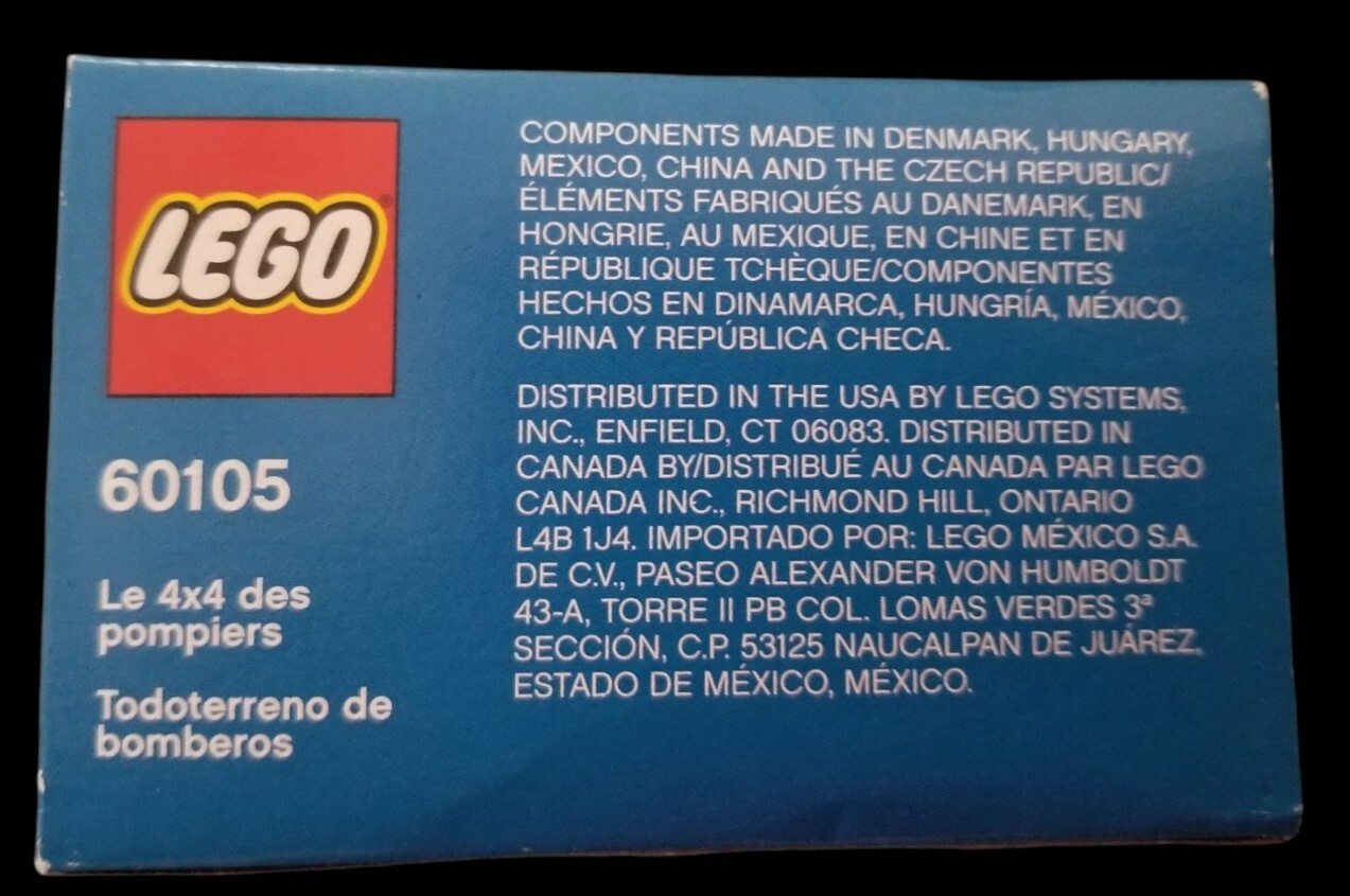 LEGO CITY Fire ATV 60105 Fire fighters EMS legos kit 64 pcs New | eBay