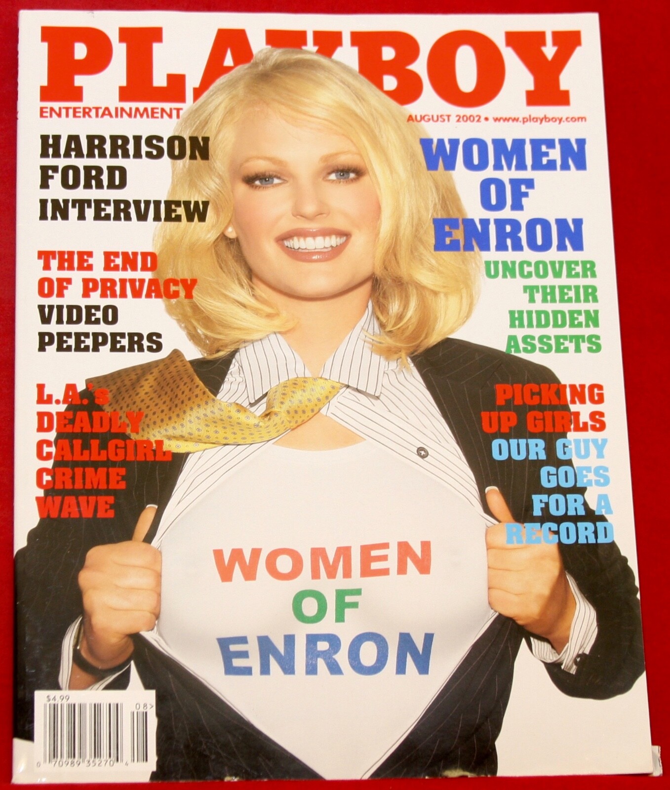 Playboy Magazine August 2002 Playmate & PMOY Christina Santiago Near ...