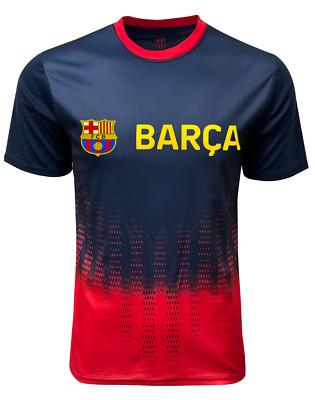 Icon Sports FC Barcelona Dark Blue & Red Training Jersey - Licensed ...