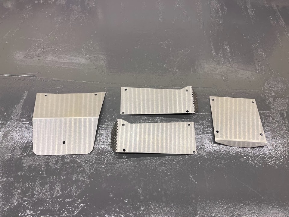 Axial UTB18 1:18 Scale Capra .025" Aluminum Body Panels 4 Piece Set | eBay