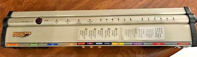 Monster Power PowerBar 1100 Home Theater Power Strip Surge Protector ...