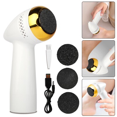 Electric Foot Grinder USB Pedicure File Machine Hard Dead Skin Callus ...