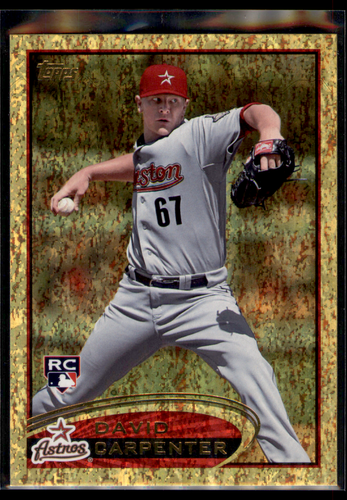 2012 Topps 595 David Carpenter Rookie Card Cognac | eBay