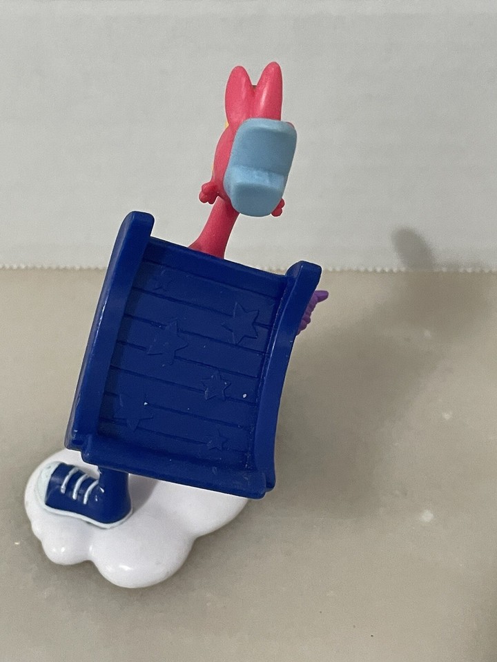 Just Play Disney Jr TOTS Freddy the Flamingo Bird Figure Cloud PVC 4 ...