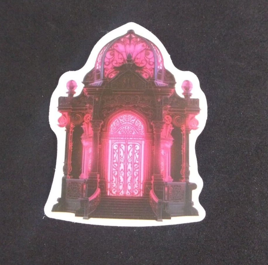 Beautiful Stone Doorway Purple Black Magic Sticker 2.25" x 1.75" | eBay