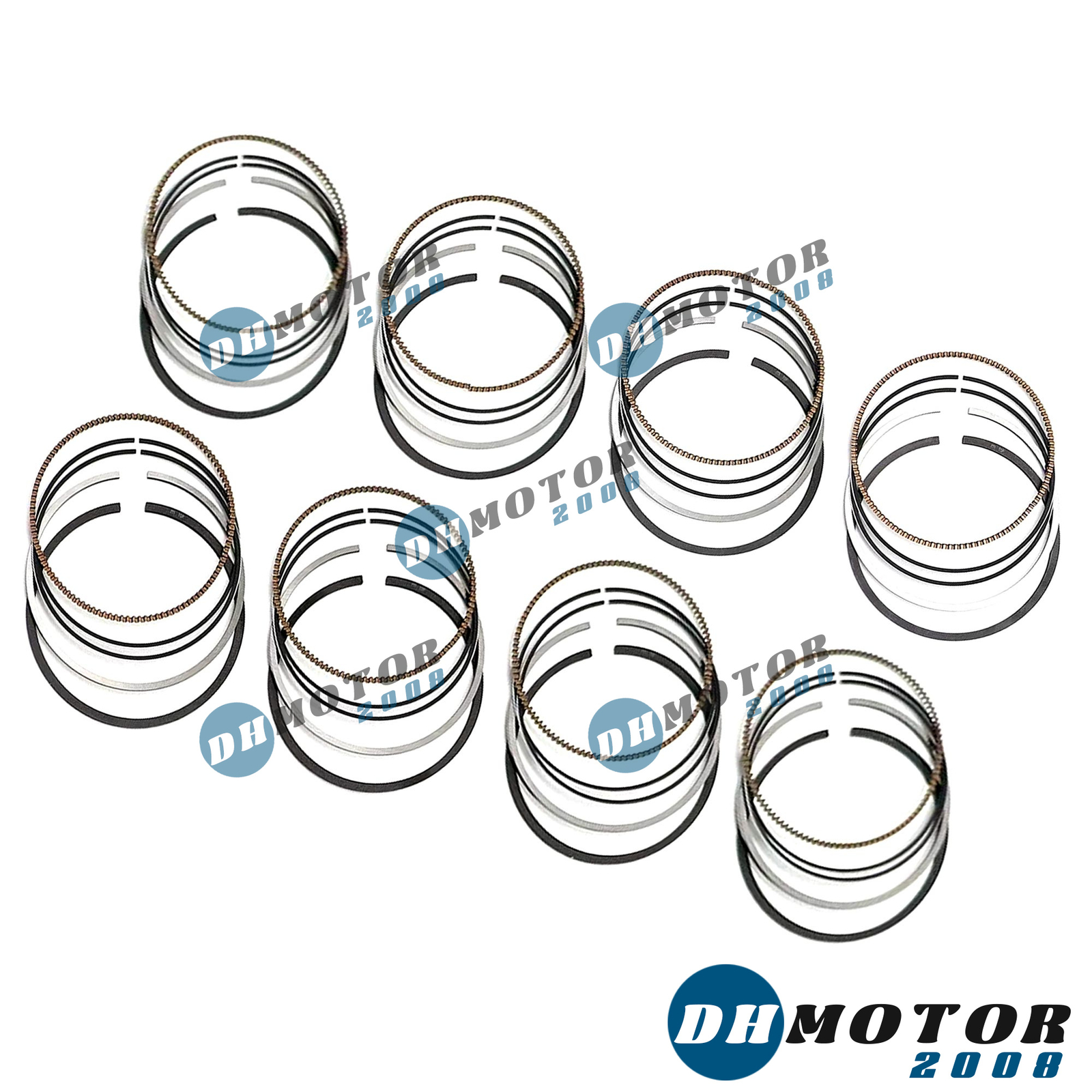 8X piston rings for BMW E53 E60 E65 N62B44 545i 645i 745i X5 4.4L ...
